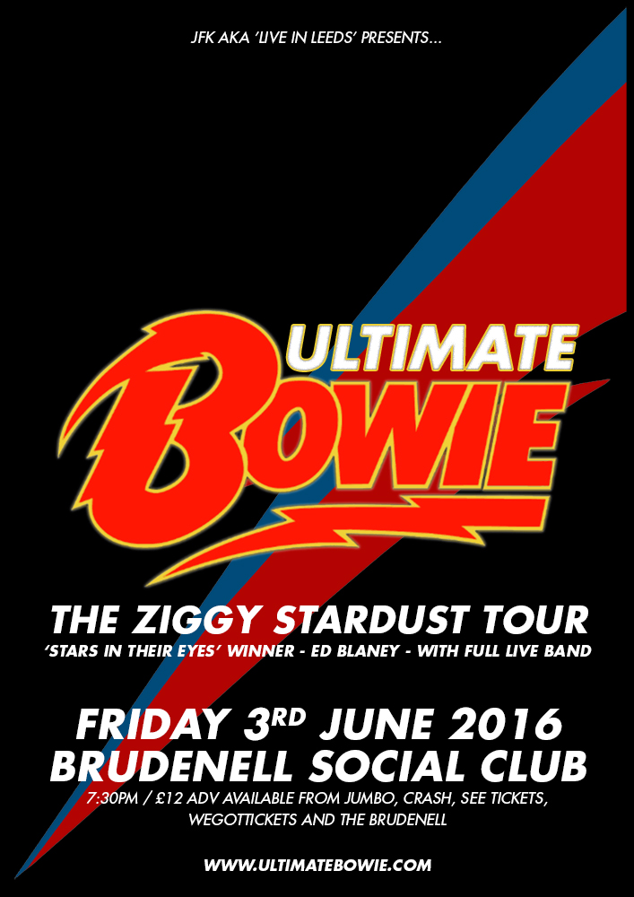 Ultimate Bowie The David Bowie Tribute - Gig at Leeds Brudenell Social Club