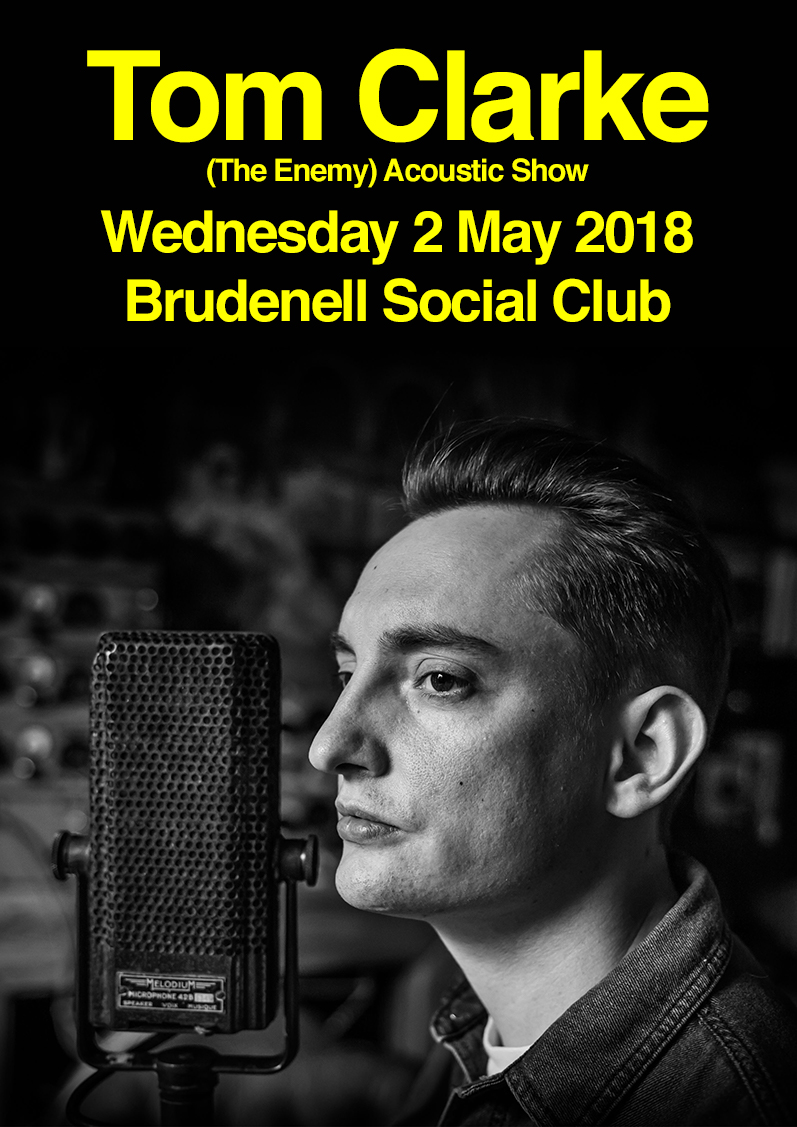Tom Clarke The Enemy Acoustic - Gig at Leeds Brudenell Social Club